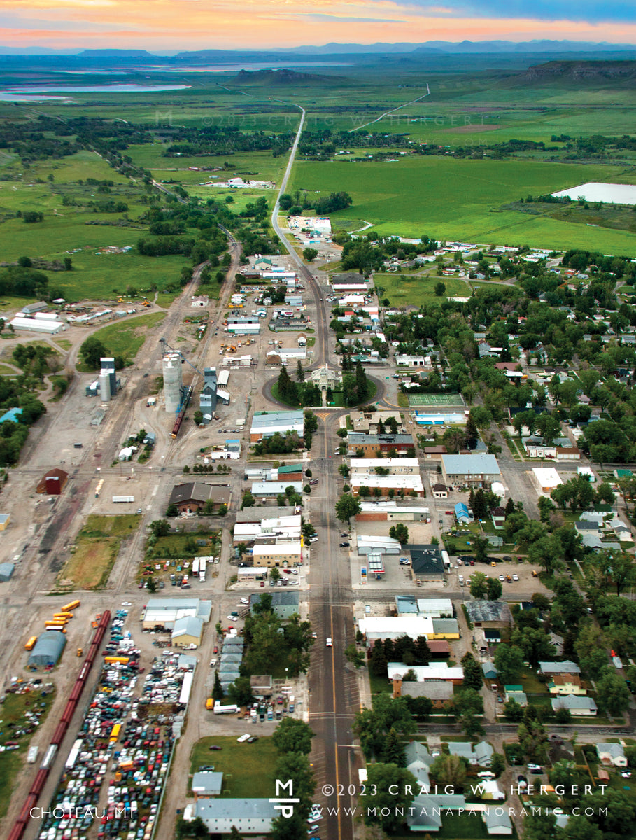 "Teton County Seat" Choteau, MT – Montana Panoramic Gallery