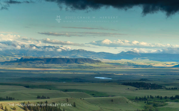 “THE MUSSELSHELL RIVER VALLEY” MARTINSDALE, MT - Montana Panoramic Gallery