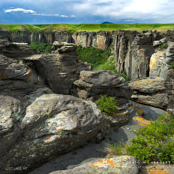 "Lost Waterfall #1" - Shonkin - Highwood, MT - Montana Panoramic Gallery